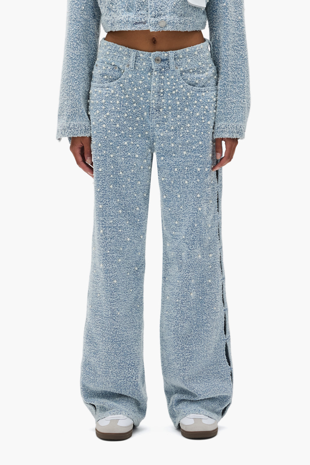 Wide Textured Pearl Cut Out – PURPLE BRAND