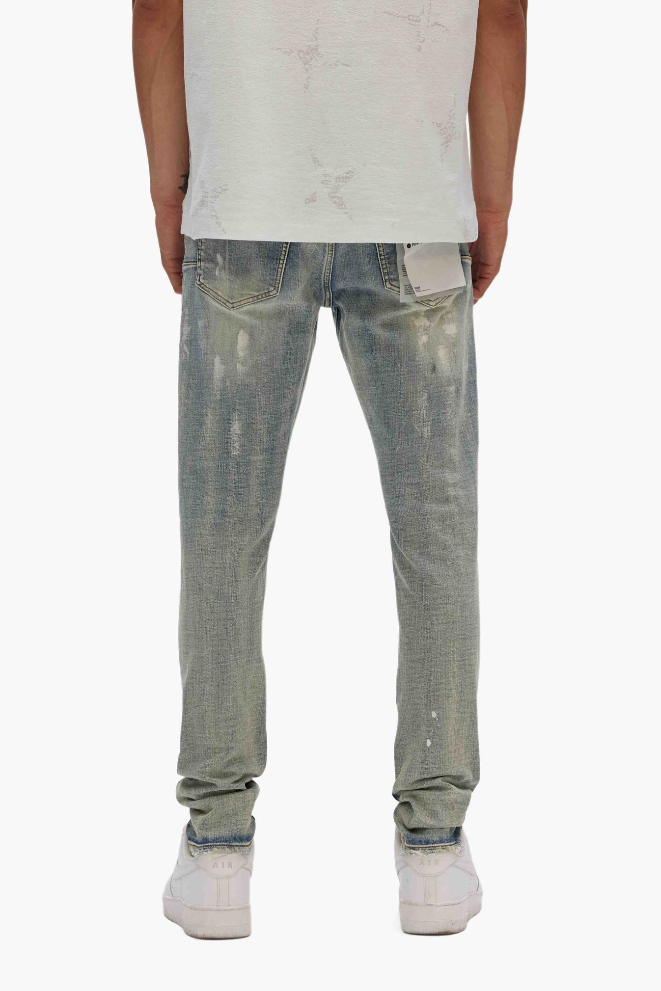 P001 Light Indigo Paint Blowout – PURPLE BRAND